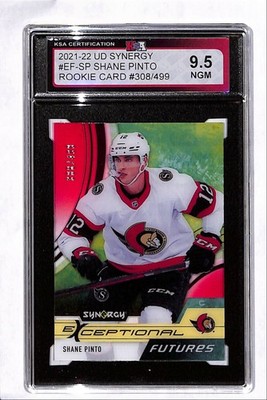 2021-22 Upper Deck Synergy /499 Rookie Shane Pinto KSA 9.5 . #EF-SP | eBay