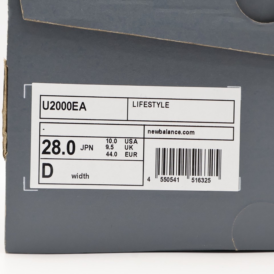 U2000EA New Balance 2000 Silver Black (Men's) | eBay