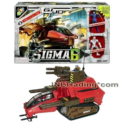 Year 2006 G.I. JOE Sigma 6 Vehicle Set COBRA H.I.S.S. TANK + Commander ...