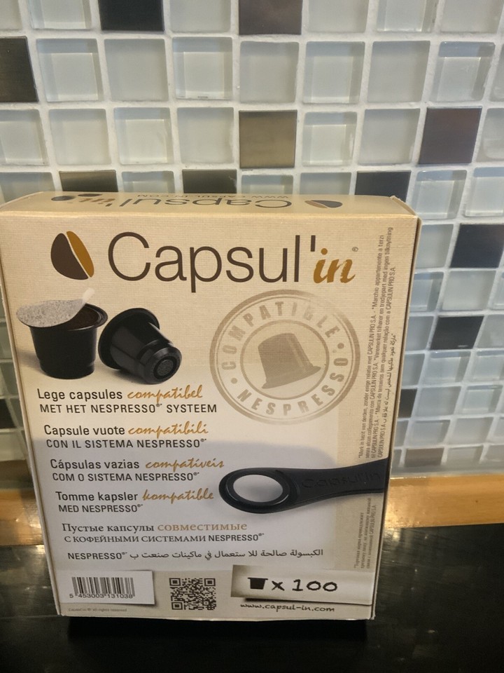 Capsul’in Refillable Nespresso Coffee Capsules Pods X 140 | eBay UK
