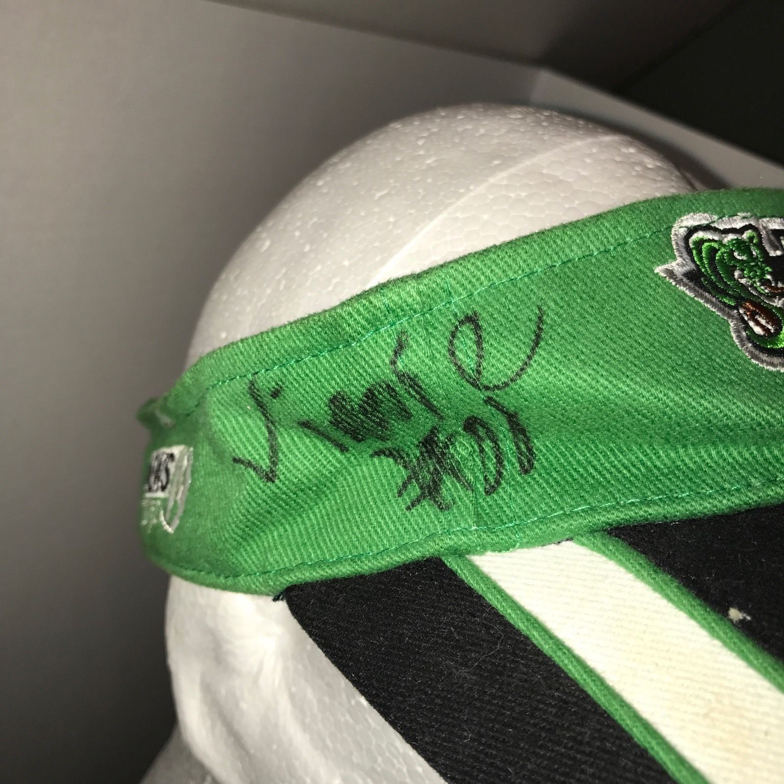 AFL Tennessee Valley Vipers Visor Autographed by #00 Vinnie the Viper ...