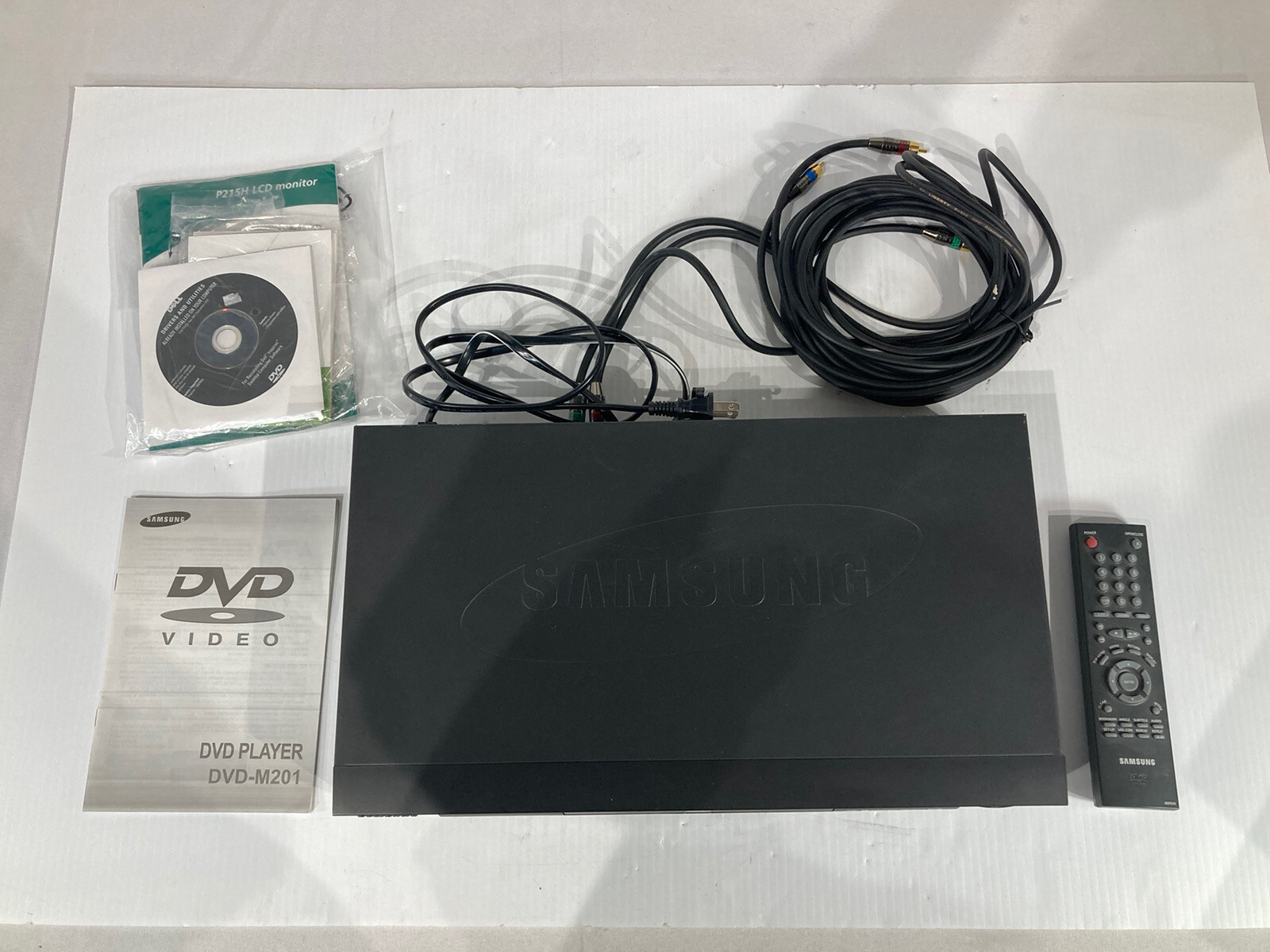 Samsung CD+DVD Player DVD-M201 Black Dual Laser Video Output 8.D4 | eBay