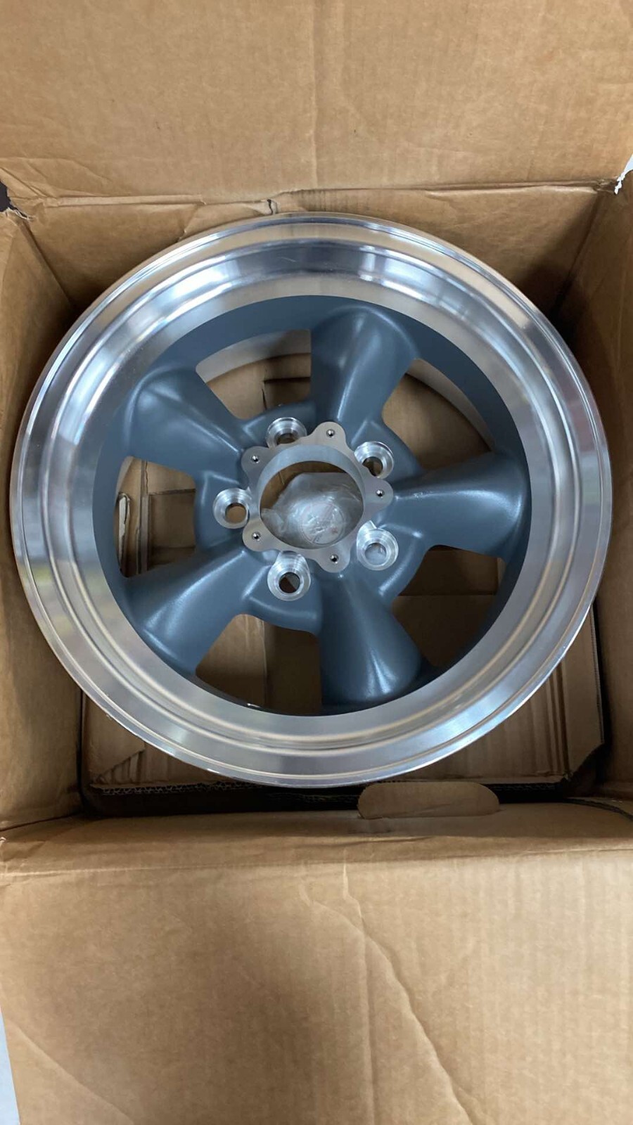 (1) 14" American Racing Vintage Torq Thrust D VN105 Gray Wheel 14x6 5x4 ...