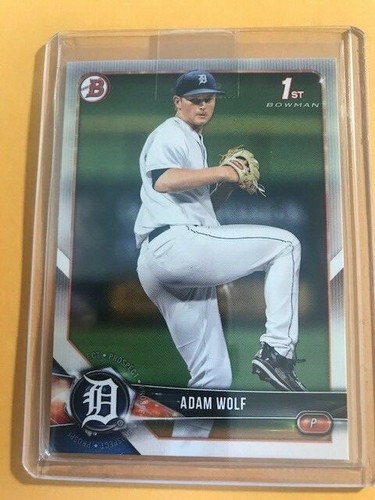 2018 BOWMAN 1ST RC ADAM WOLF DETROIT TIGERS FIRST ROOKIE (QTY) S4195 | eBay