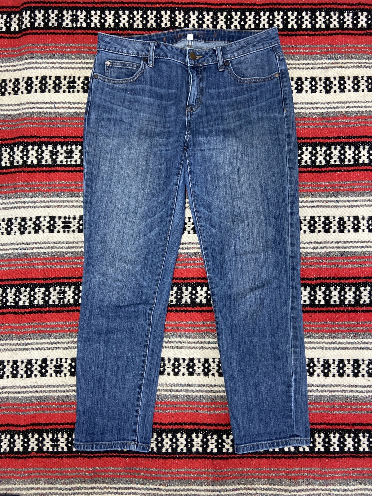 Jennifer Lopez Boyfriend Jeans Womens Size 4 Blue Denim Pants | eBay