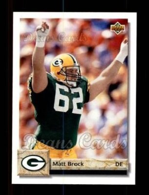 1992 Upper Deck #293 Matt Brock Packers Oregon 8 - NM/MT | eBay