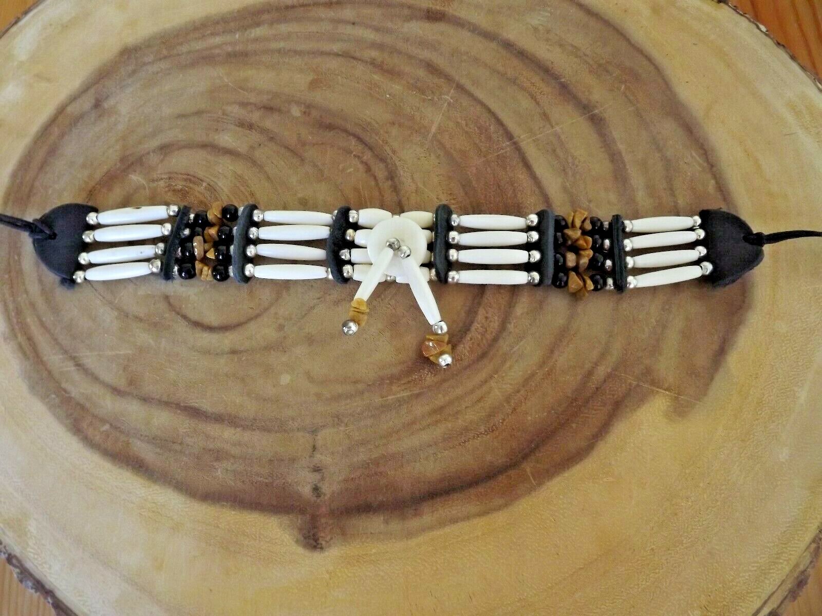 Native American style Buffalo bone or Hairbone necklace - munimoro.gob.pe