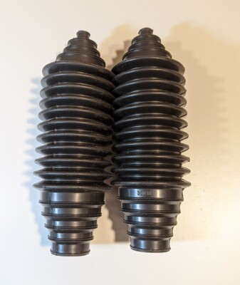 2x Front Steering Universal Stretch Boots 18000 30038 Neoprene Rubber ...