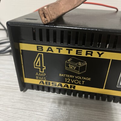 ABSAAR BATTERY CHARGER 12v 4 Amp | eBay UK
