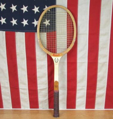 Vintage 1970s Bancroft Genuine Bamboo Wood Tennis Racquet Winner Model ...