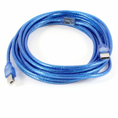 Blue 5M USB Type A Male to B Male Printer Extension Cable Cord | eBay