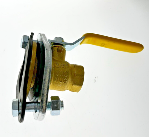 Boston 3/4" Ball Valve Isolation Pump Yellow 600 WOG 150 SWP w ...