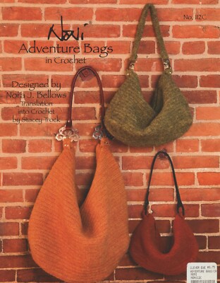 Noni Crochet Pattern 112C Adventure Bags in Crochet Instructions ...