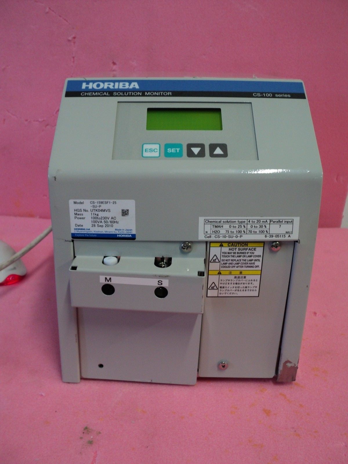 Horiba CS-100 Series Chemical Solution Monitor CS-159ESF1-25-SU-P | eBay