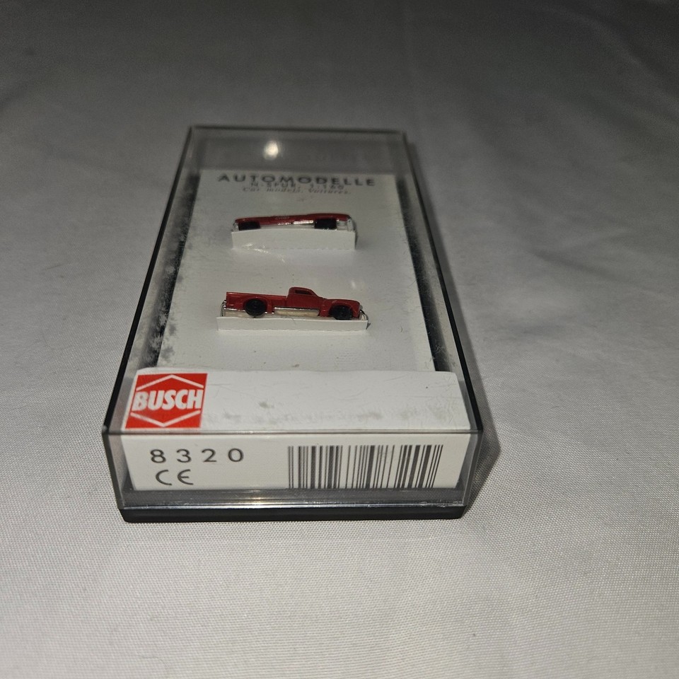 BUSCH N scale 1:160 Emergency Vehicles Fire Chief & support truck #8320 ...