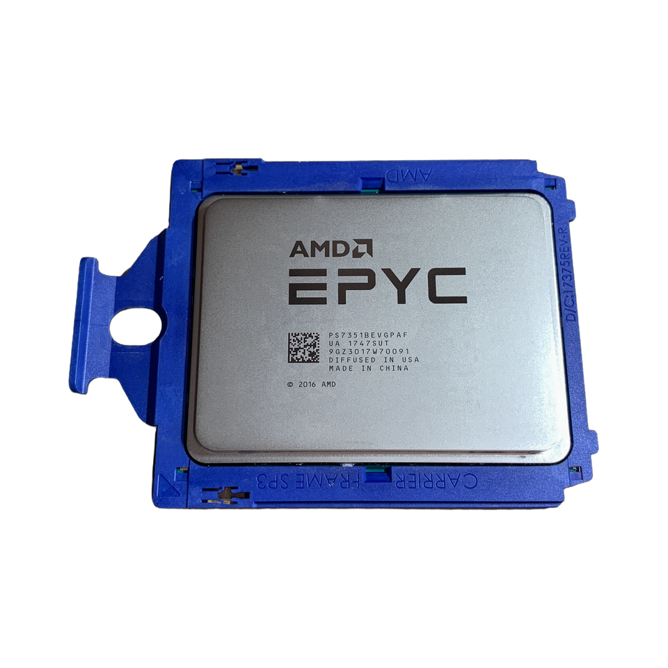 AMD EPYC 7351 16Core 2.40 GHz 64MB 170W CPU - PS7351BEVGPAF - Vendor ...