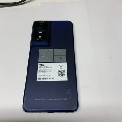 OEM Blue Back Cover Housing Frame + Rear Camera Lens Cover for TCL 50 ...