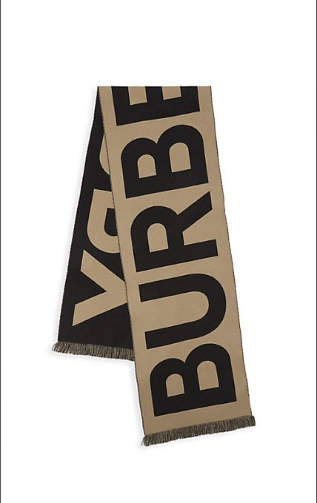 Burberry Logo Wool Jacquard Scarf - Gem