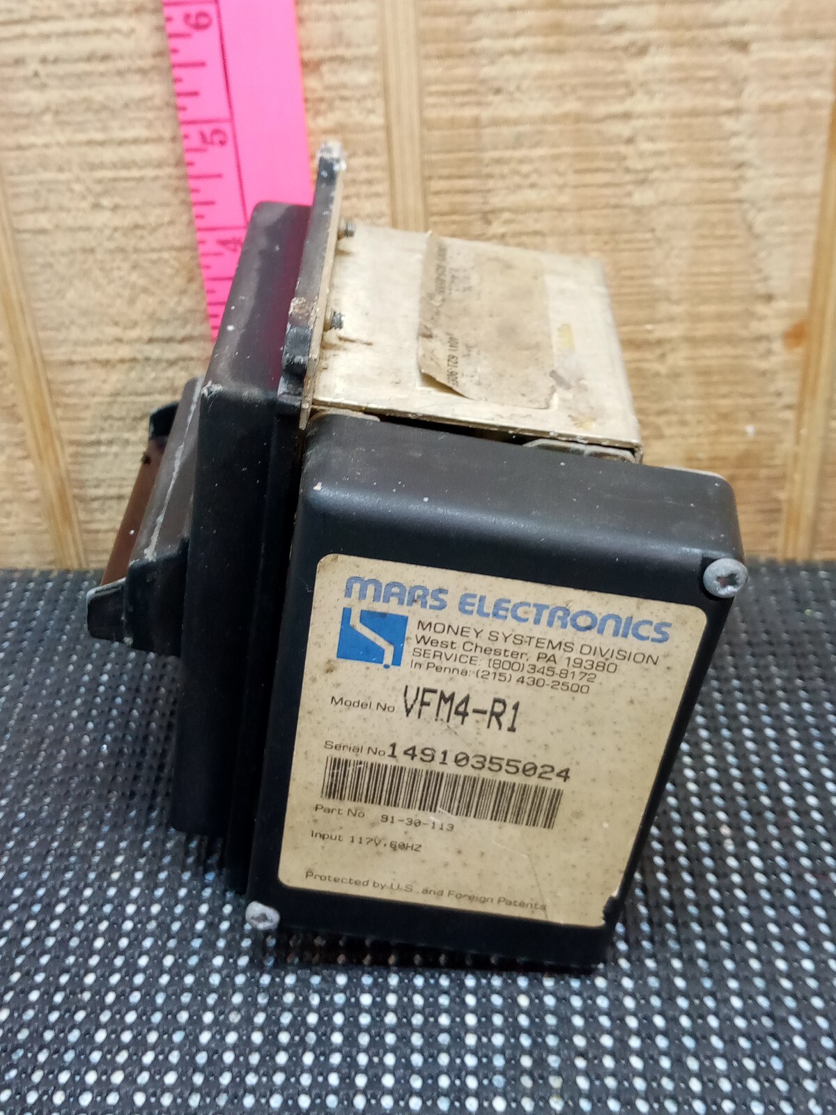 MARS Dollar Bill Head Bill Acceptor Machine Module VFM4-R1 Untested | eBay