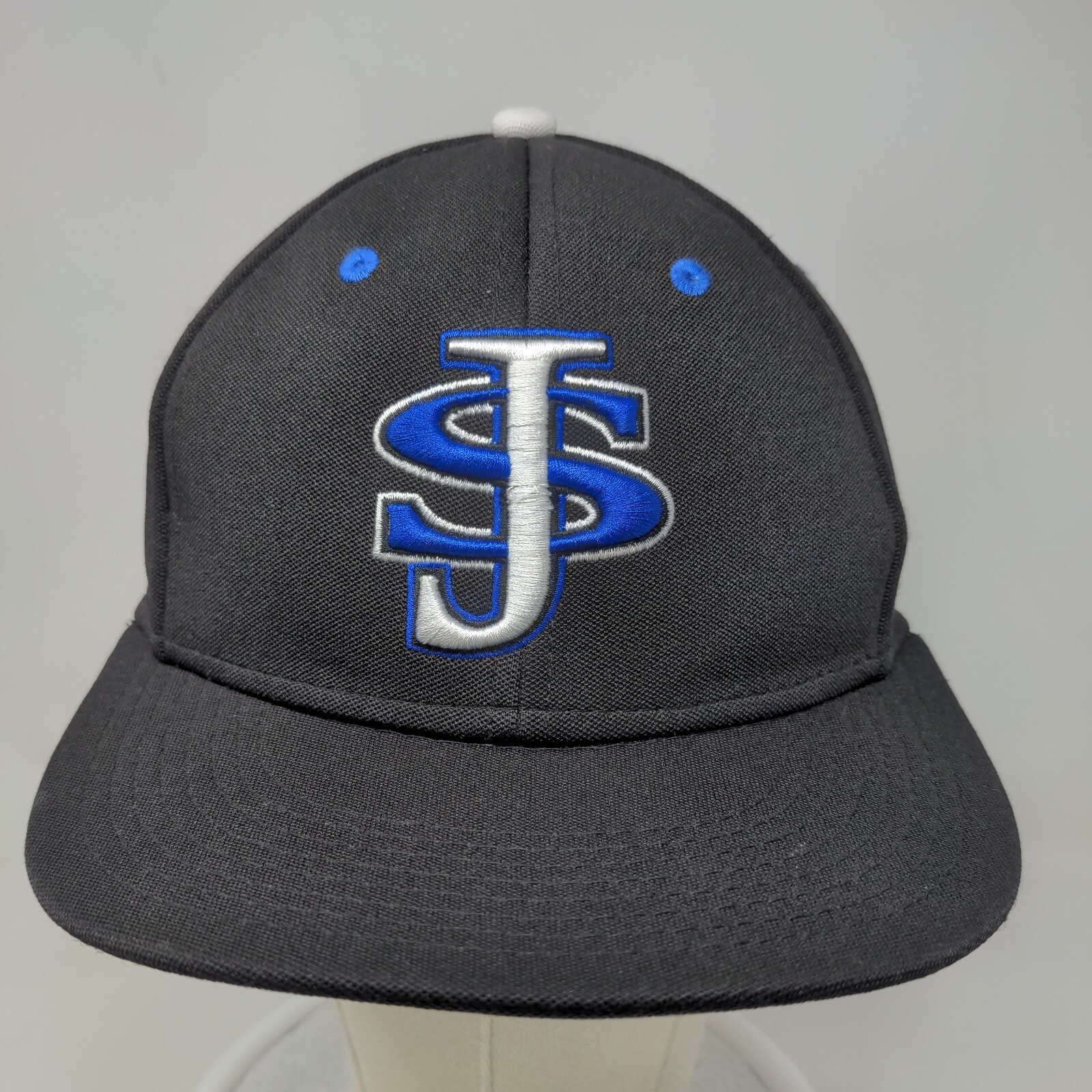 The Game Pro Men's Fitted Hat Black Small Embroidered SJ Knights Logo ...