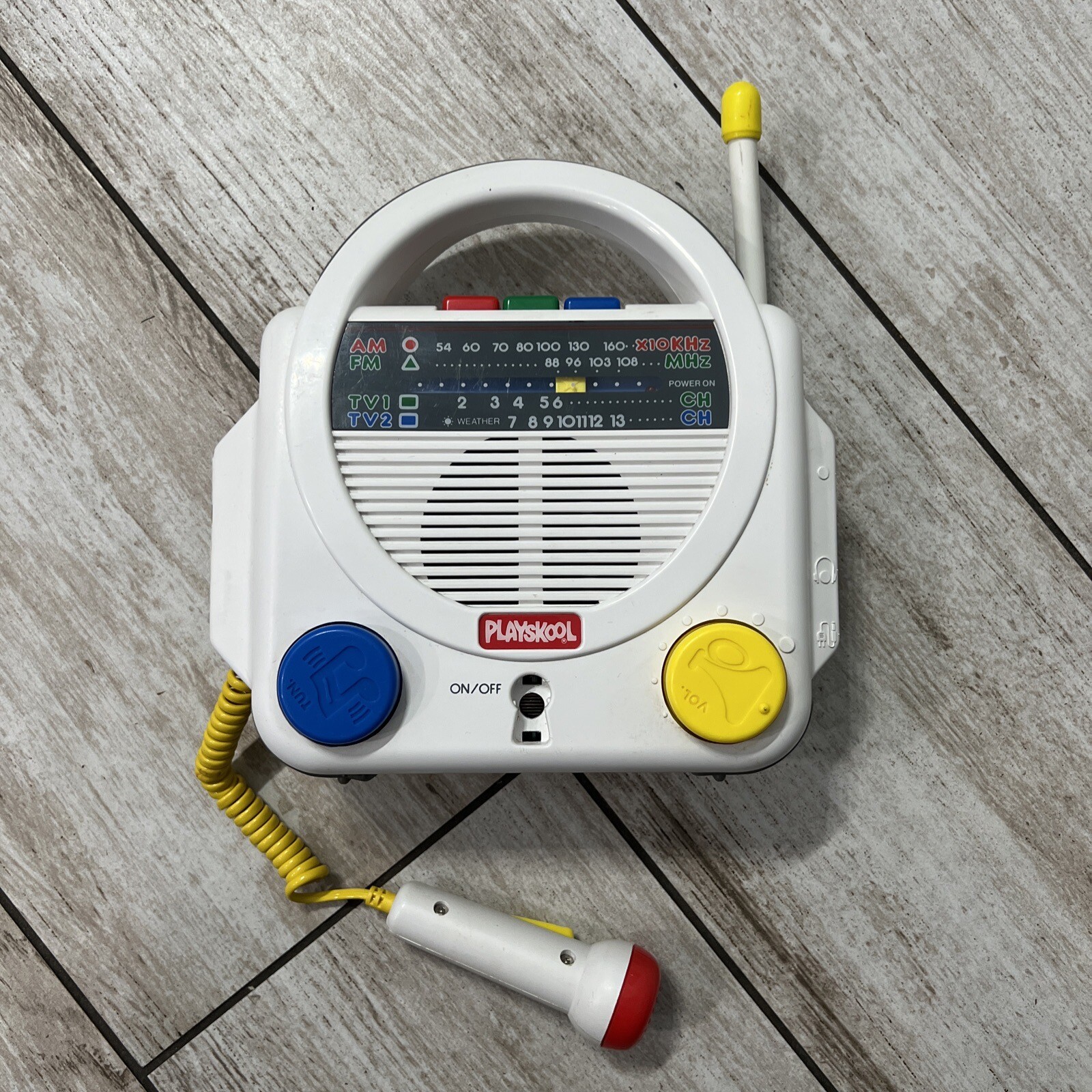 Playskool AM/FM/TV Microphone PS 240 Rare 80s Untested As Is | eBay