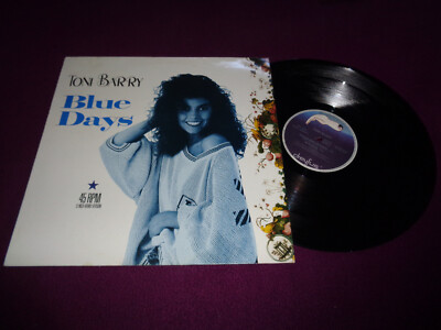 MAXI 12' TONI BARRY / BLUE DAYS / DREYFUS 870 225.1 FRENCH PRESS 1988 ...