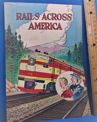 Railroad Comic Book 1954 "Rails Across America" ~ History of Trains ...