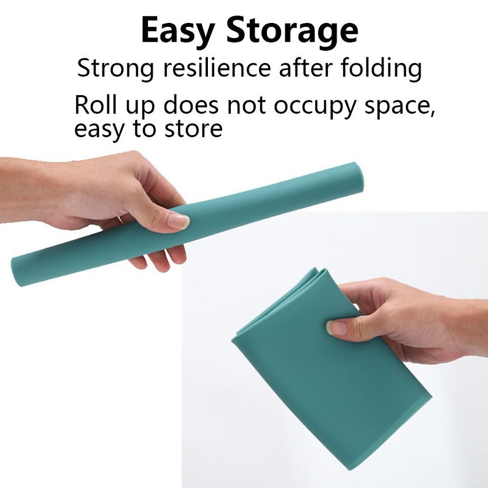 Heat Resistant Waterproof Pad Silicone Mat Counter Protector Table ...