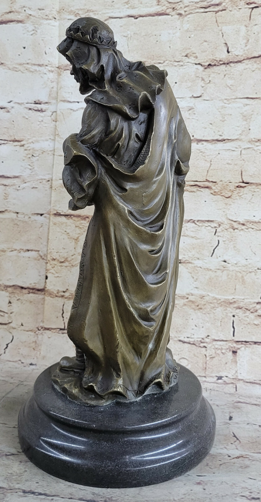 100% Real Genuine Bronze Sculpture of Arab Guy Middle Eastern Man ...