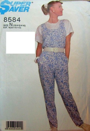 🧵👗 8584 PATRON SIMPLICITY VINTAGE COMBINAISON POP ART 38 AU 42 | eBay