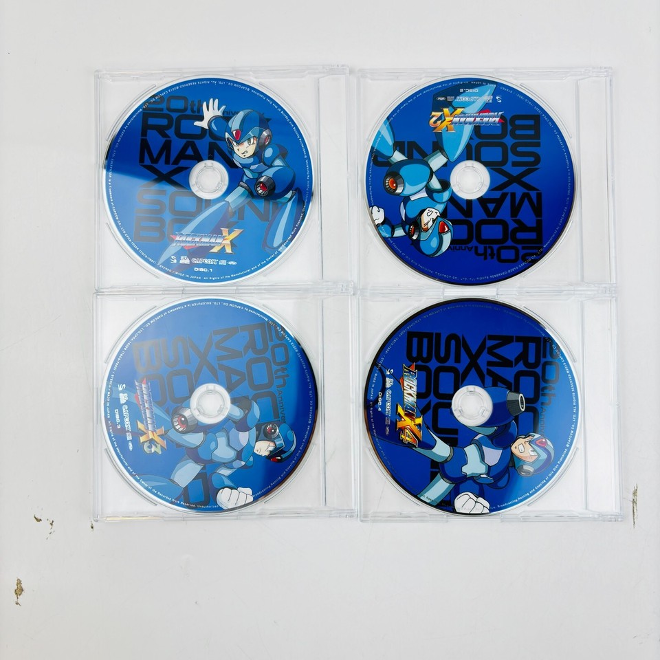 Megaman Rockman X Sound Box 20th Anniversary Limited Game Music CD 12 ...