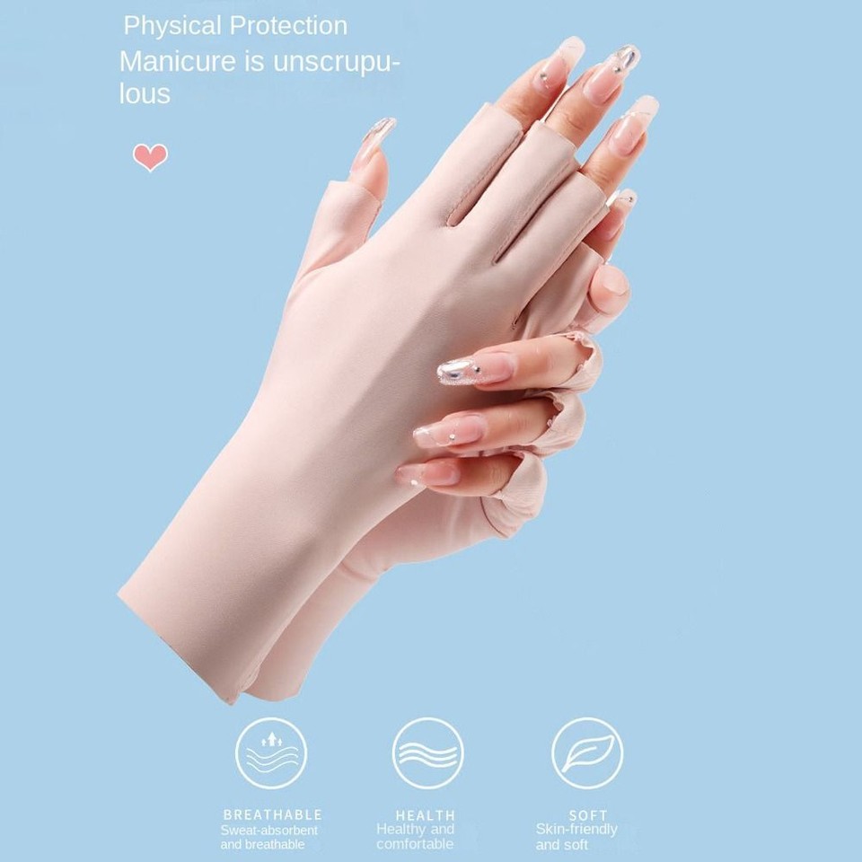 Breathability Nail Painting Gloves Nail Art Mittens Nail Enhancement ...