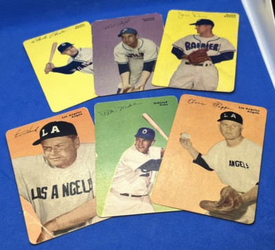 1953 Mother's Cookies Baseball Cards, Lot of Six, including Stan Hack | eBay