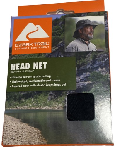 Ozark Trail Head Net Bug Repellent Netting Camping Fishing Hiking ...