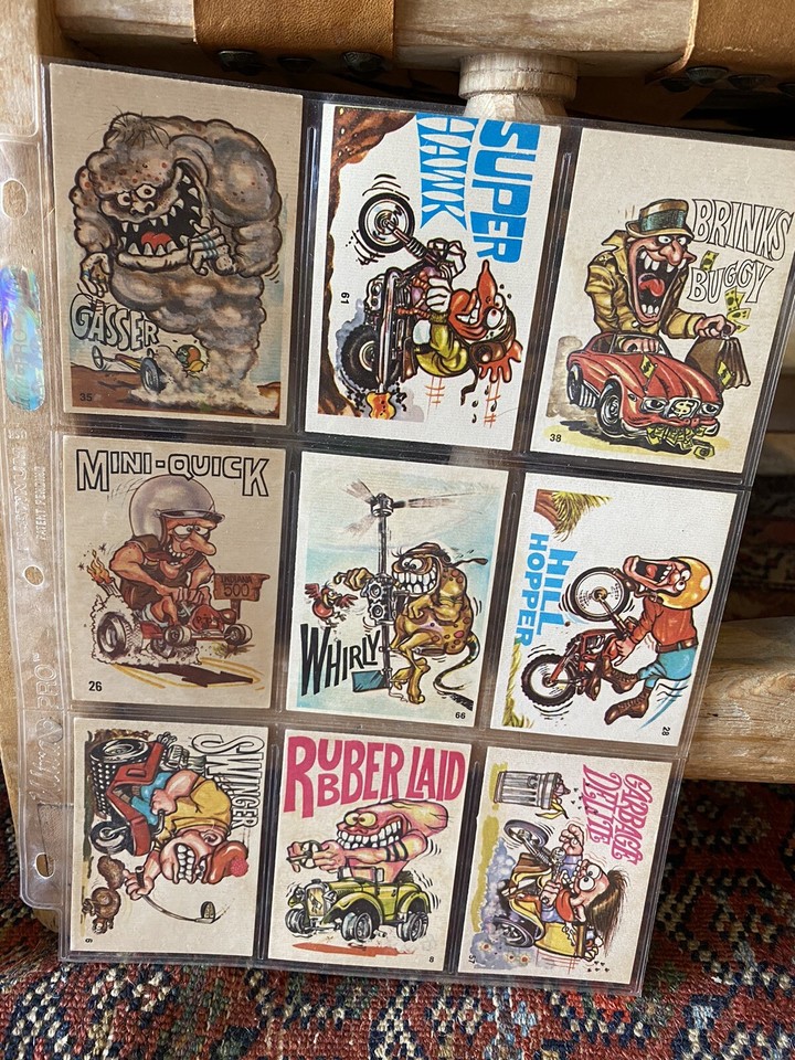 Lot Of 44 Orig 1970s Donruss Fabulous Odd Rods Sticker Card Vintage Rat ...