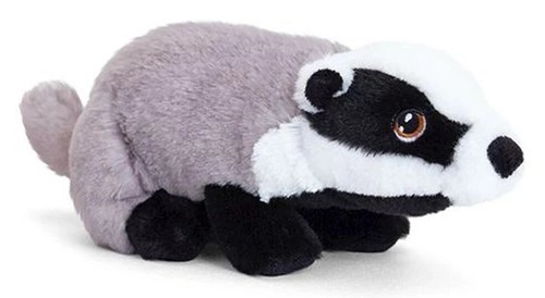 Keel Toys Keeleco Badger 25cm Small Cuddle Stuffed Soft Toy Plush ...