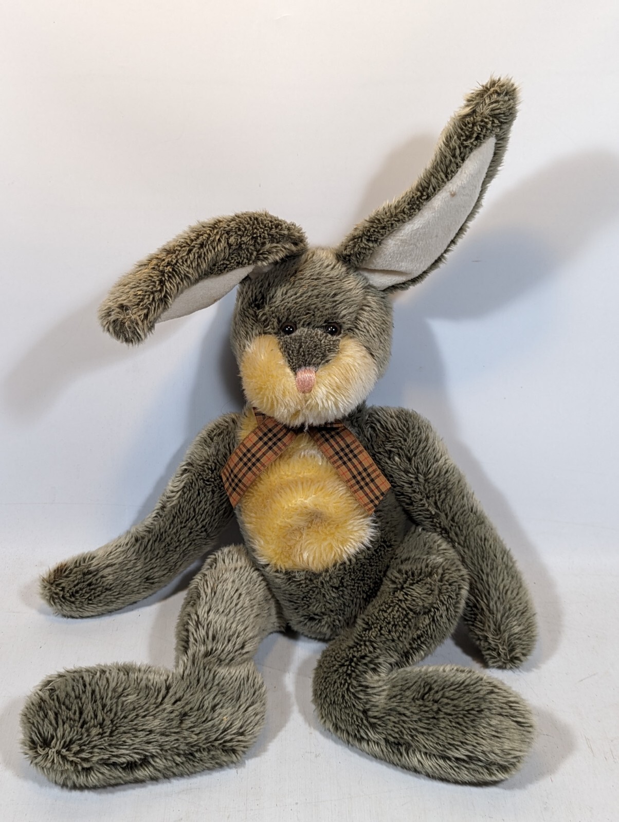 Vintage Hamilton Bunny Rabbit Russ Berrie Plush Stuffed Animal 21" Tall ...