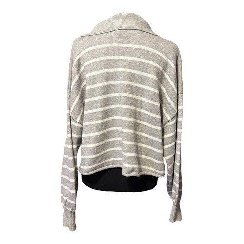 Rachel Zoe | Sweater | Women’s | Gray & White | Size L | V Neck W ...
