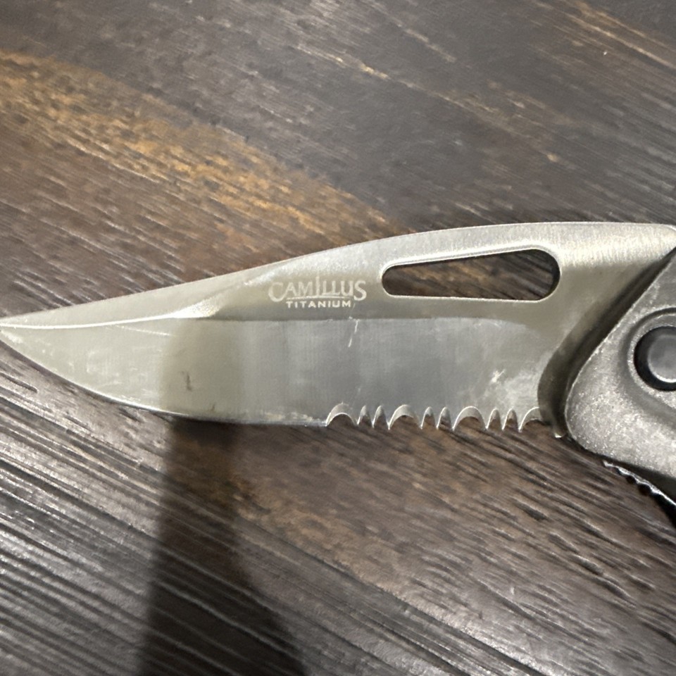 camillus titanium folding knife | eBay
