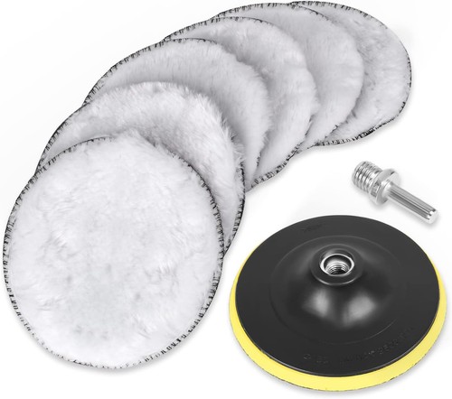 BAYTORY 8 Pcs Wool Polishing Buffing Pad Set, 6 inch Synthetic 6 | eBay