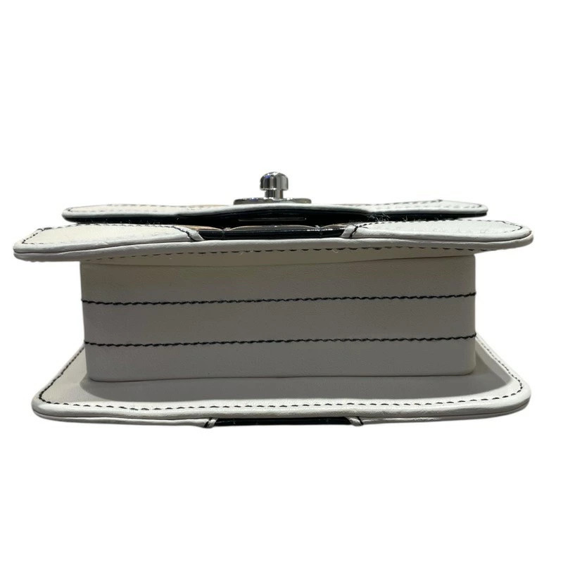 Chanel Chocolate Bar Mini Shoulder Bag Black White Sv Metal Fittings ...