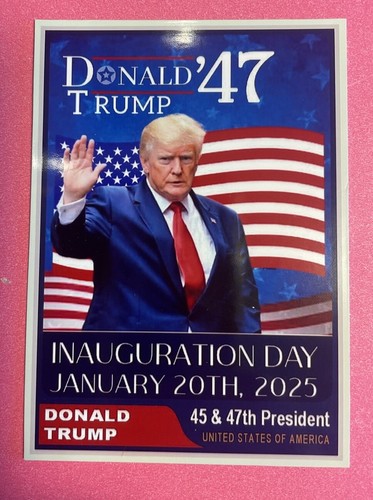 Donald Trump 2024 “Team Trump” Custom ACEO Card MAGA Inauguration Day ...