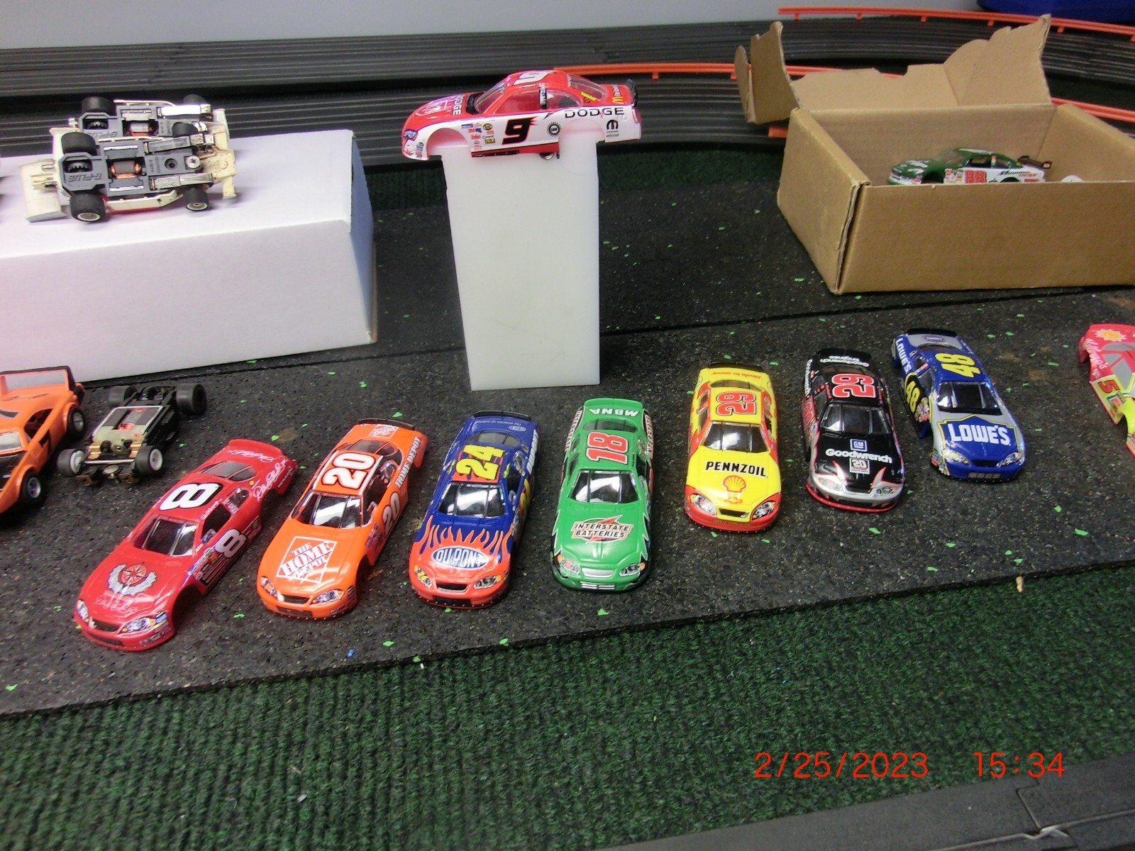 AFX CUSTOM NASCAR BODY DALE EARNHARDT JR #8 W/CLIP FITS AFX SUPER G ...