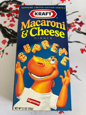 NIB Supreme Kraft Macaroni & Cheese Sealed Box 100% Authentic | eBay