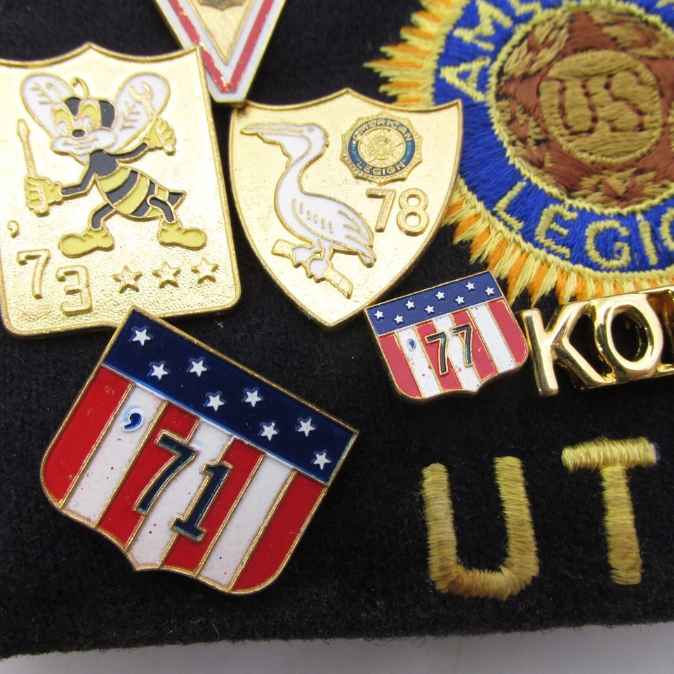 Utah American Legion Hat & pins 1960's - 1990's | eBay