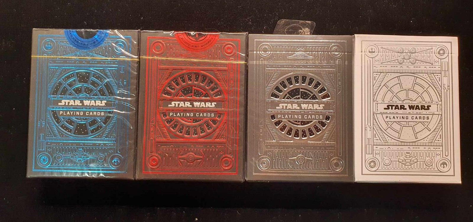 Star Wars Playing Cards by Theory11 - 4 Deck Bundle - Black, White, Red ...