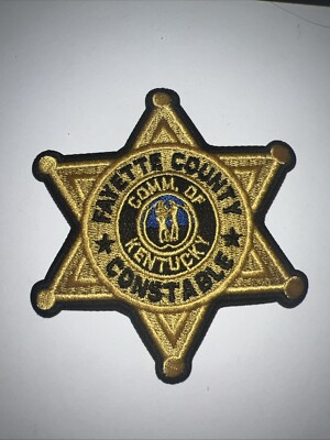Fayette County Constable Star Patch | eBay