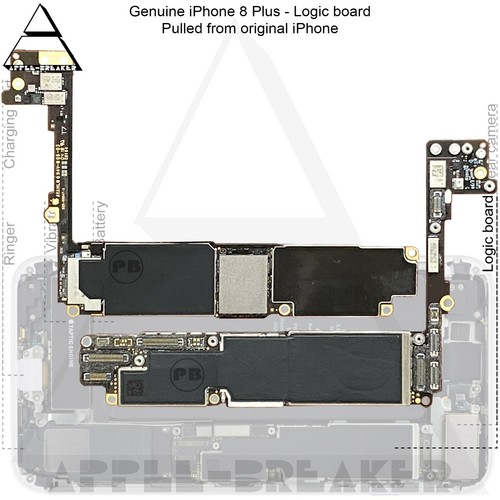 Apple iPhone 8 Plus Motherboard Logic board for Spares and Repairs Only ...