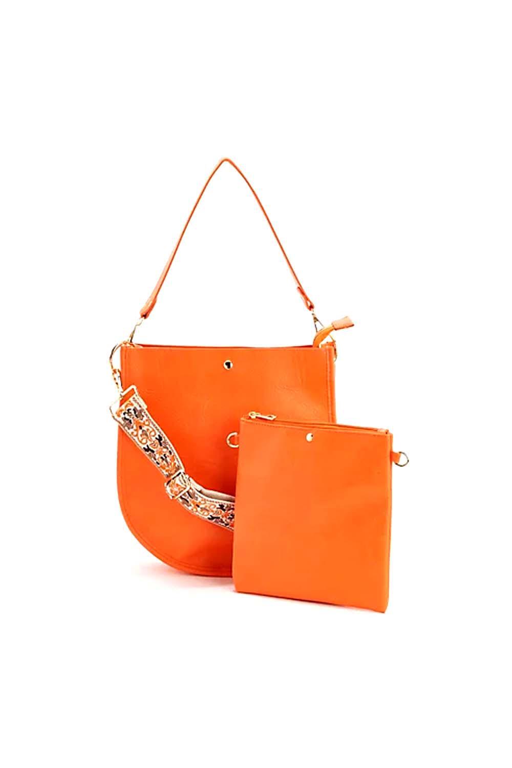 AHDORNED Double-Entry U-Shaped Messenger w/ 2 Straps & Pouch Orange | eBay