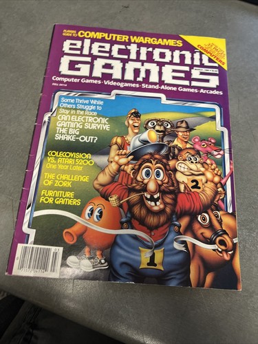 1983 Electronic Games Magazine February Pac Man Early & Rare Video Game ...